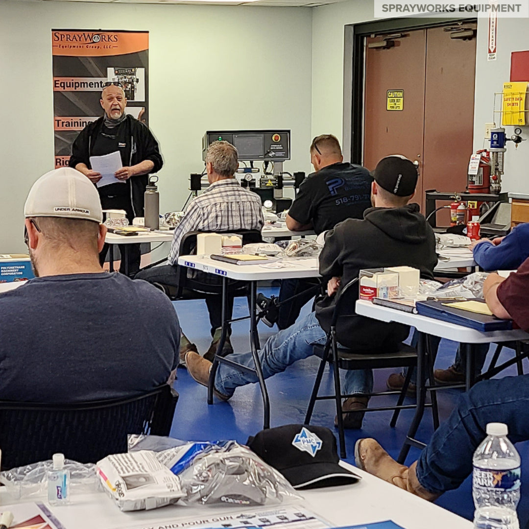 In-Class Roofing Training – SprayWorks Equipment